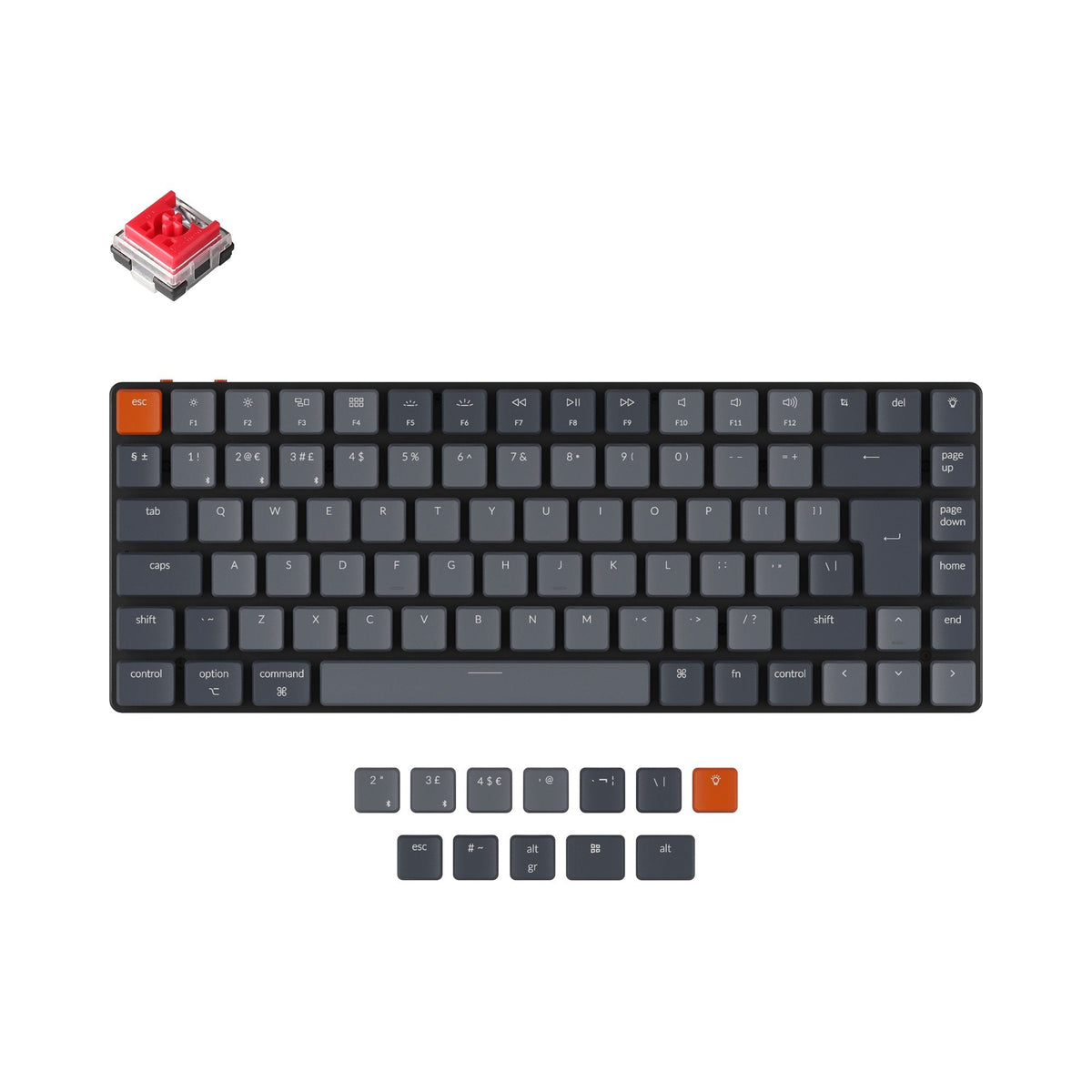 Keychron K3 Ultra-slim Wireless Mechanical Keyboard (UK ISO Layout ...